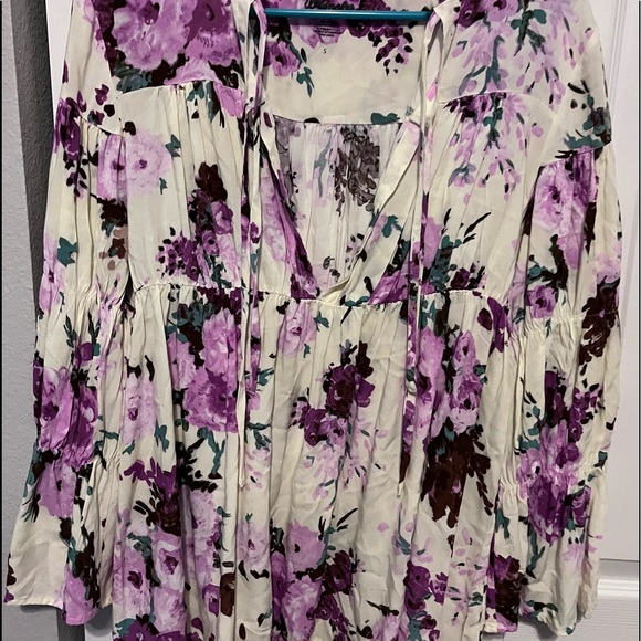 Wrangler | Tops | Wrangler Flower Print Boho Style Blouse In Small ...